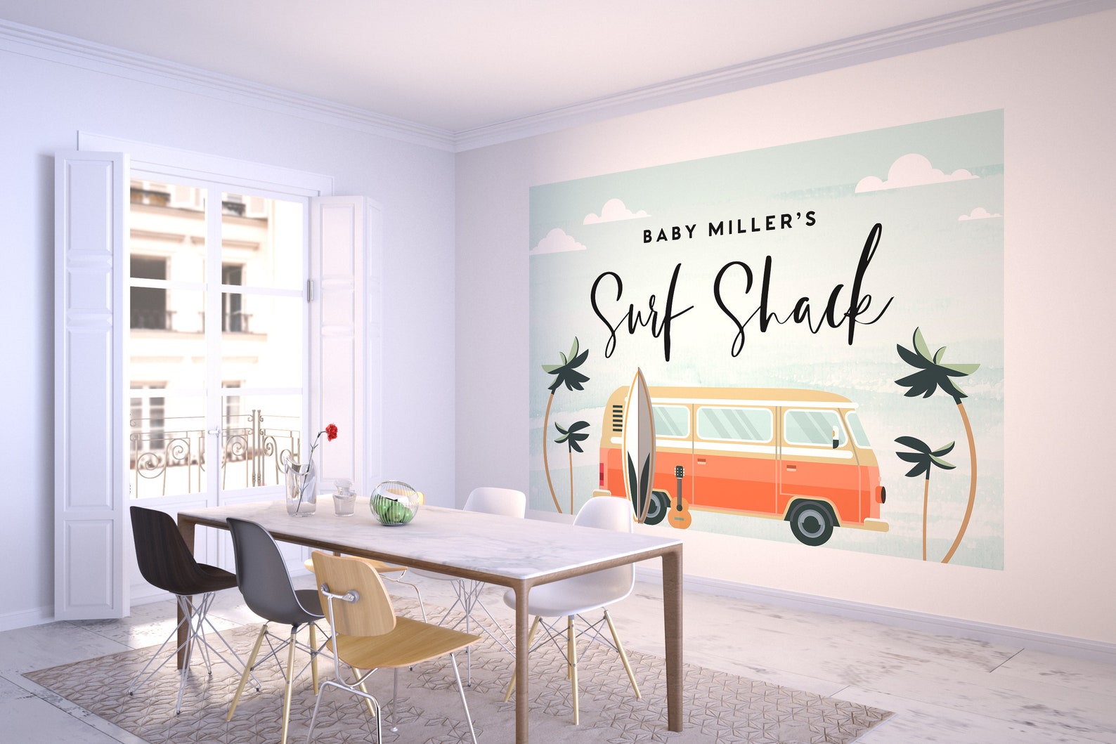 Surf Backdrop, Surf Baby Shower, Surfing Banner, Surf Shack Backdrop ...