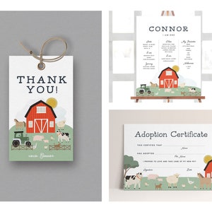 Farm Birthday Party Bundle Farm Animals Tractor Birthday Party Package ...