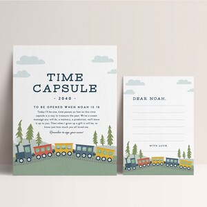 Editable Train Birthday Signs, Modern Table Top Signs, Train Party ...