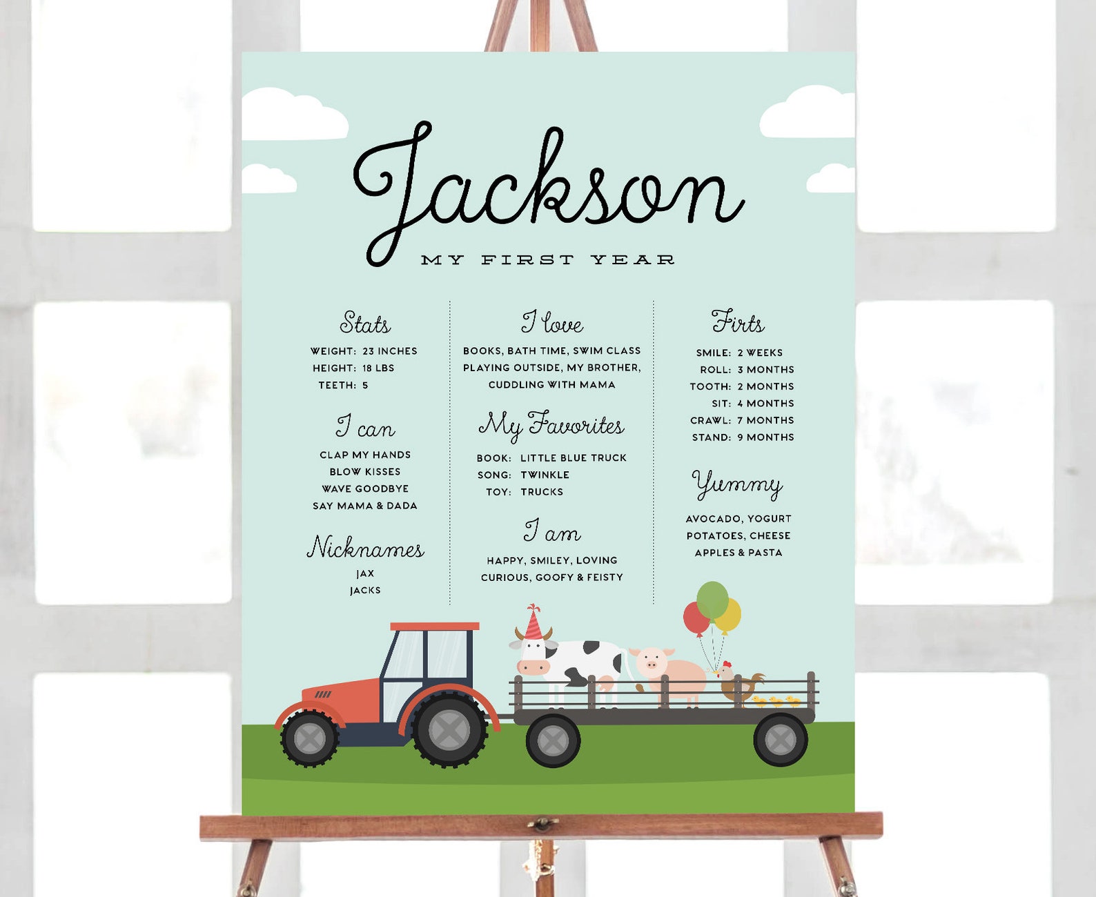 Farm Cupcake Toppers Farm Animals Birthday Party 2x2 - Etsy