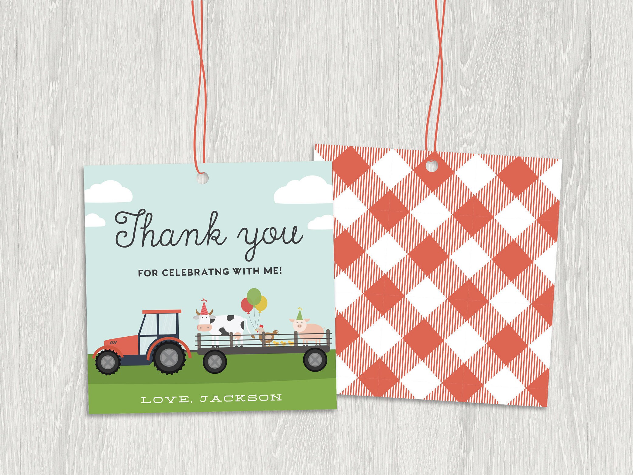 Farm Cupcake Toppers Farm Animals Birthday Party 2x2 | Etsy
