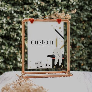 Magic Party Welcome Sign Template, Modern Magic Birthday, Magician ...
