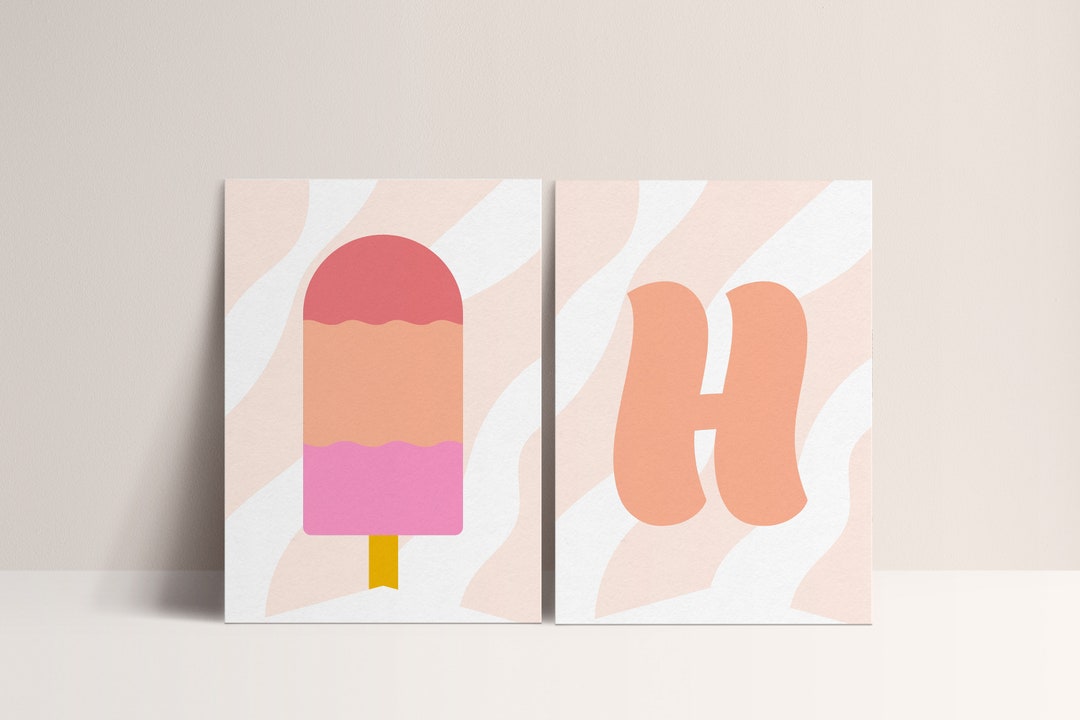 Editable Popsicle Birthday Banner, Popsicle Bunting Two Cool, Summer ...