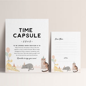 Cat Birthday Milestone Board Template Kitty Cat Birthday Party Girl Cat ...