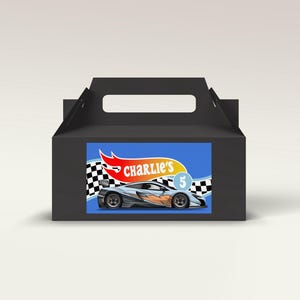 Hot Cars Wheels Birthday Favor Tag Template, Race Car Thank You Tag ...
