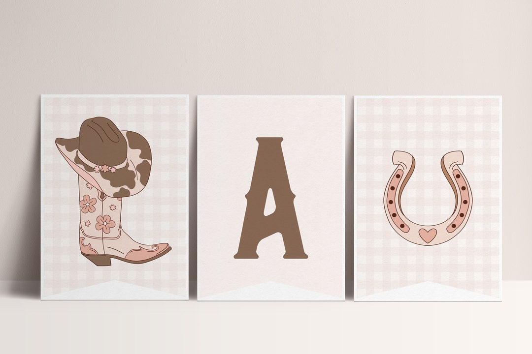 Editable Rodeo Banner Template, Cowgirl Birthday Bunting, First Rodeo ...