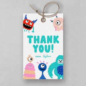Monster Editable Party Signs, Little Monsters Invitation, Modern ...