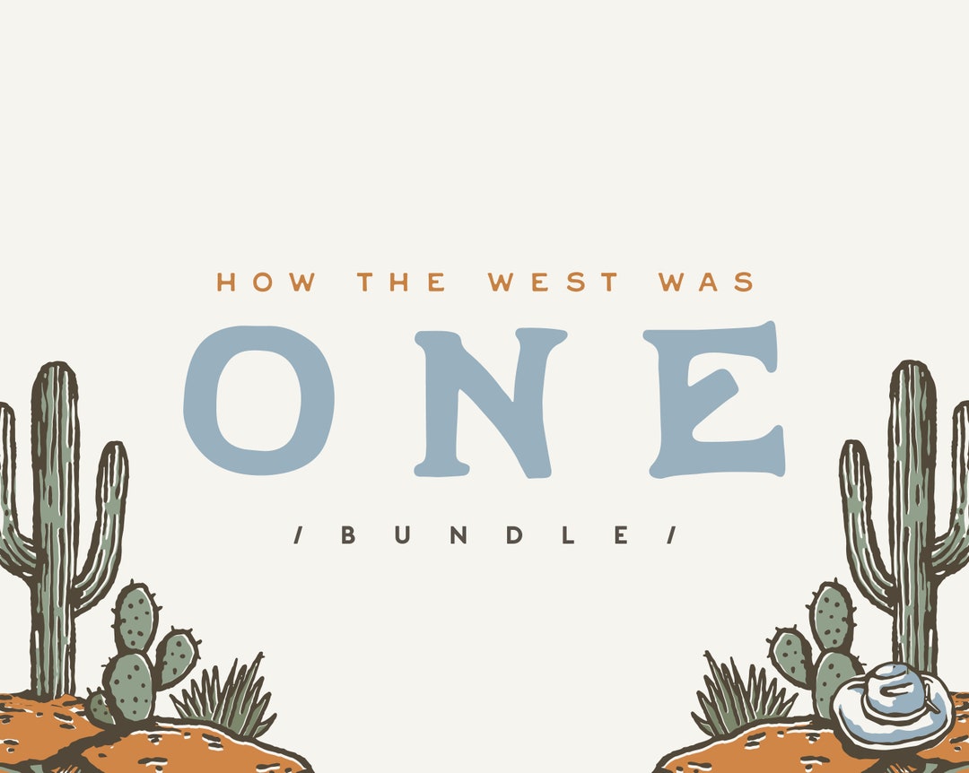 How the West Was One Bundle, Country Western Cowboy Bundle, Wild West ...