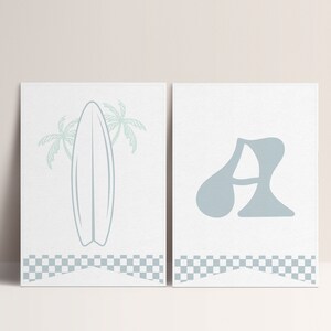 Surf Birthday Welcome Sign, Surfboard Printable Sign, the Big One ...