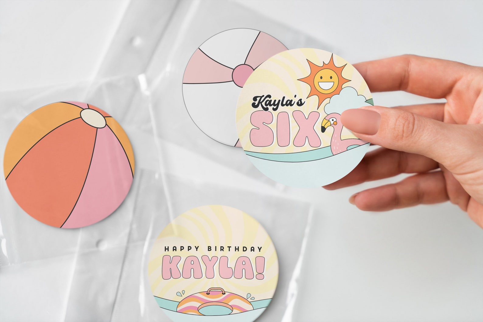 Retro Pool Party Pass: Editable VIP Birthday Template (digital Download ...