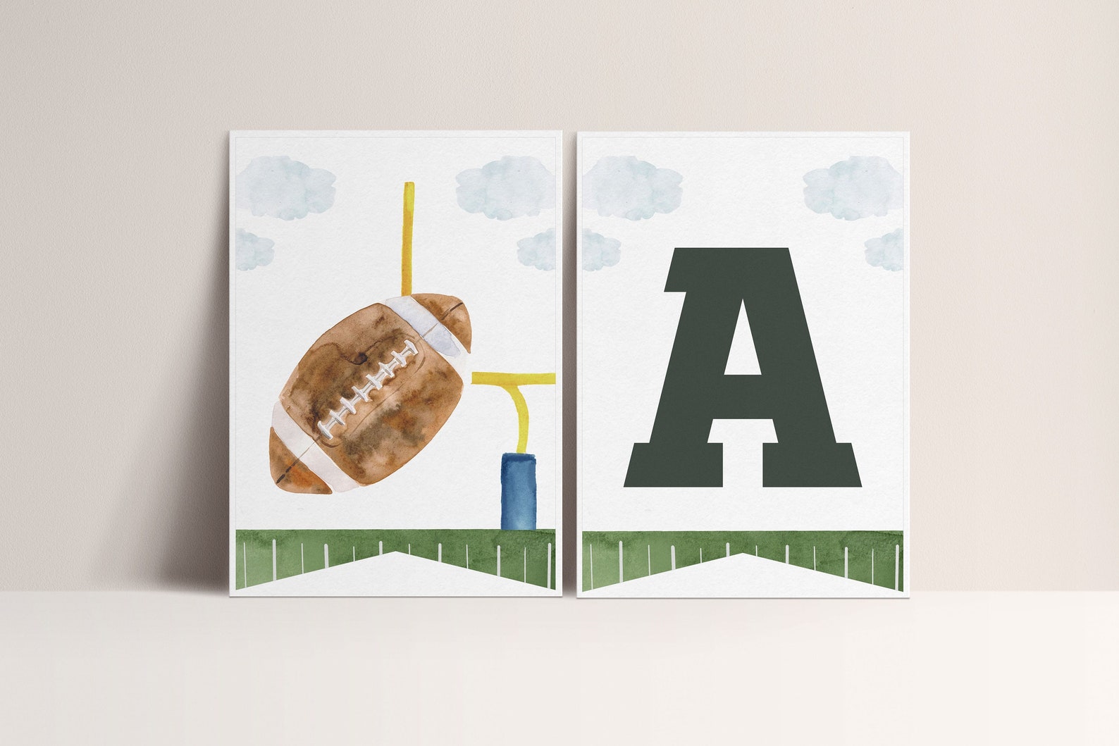 Football Birthday Welcome Sign Football Party Football - Etsy