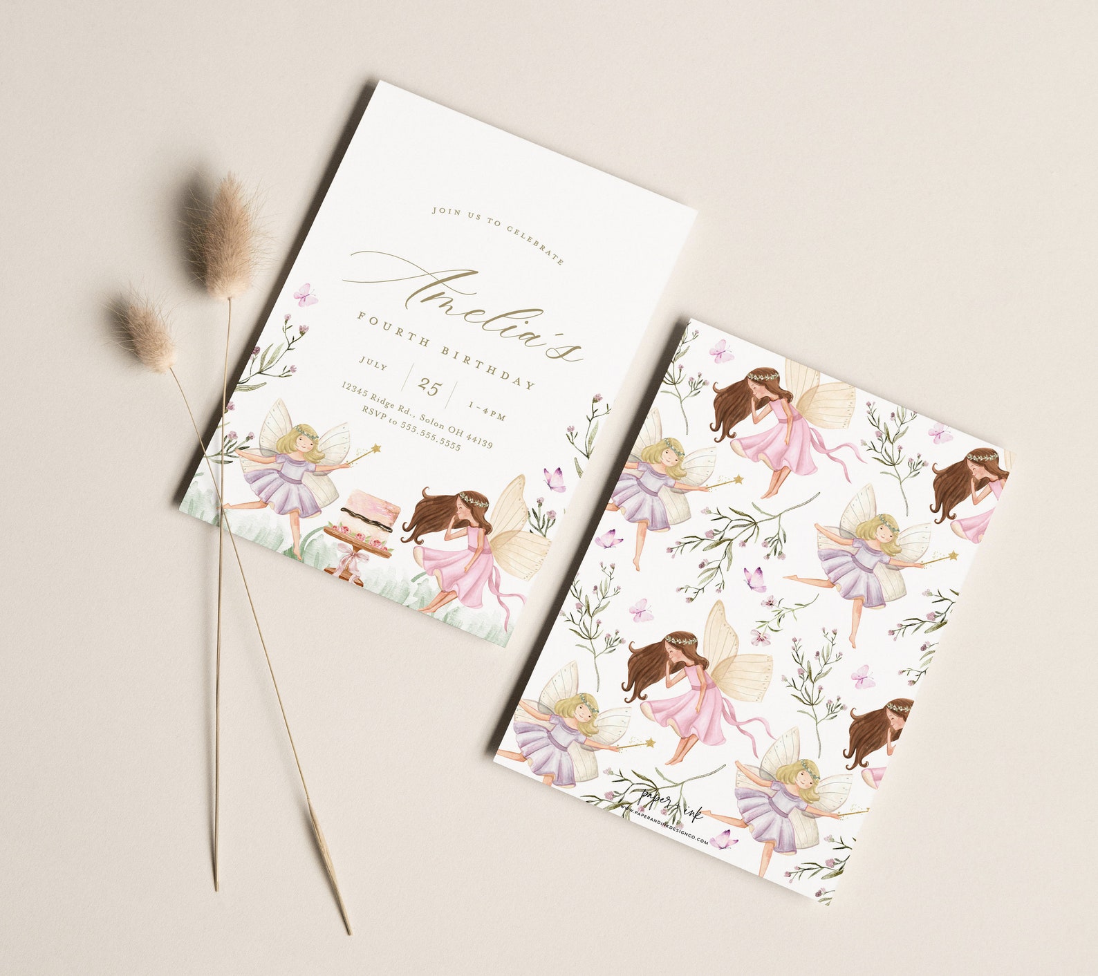 Editable Fairy Water Bottle Labels Fairy Garden Party Fairy | Etsy