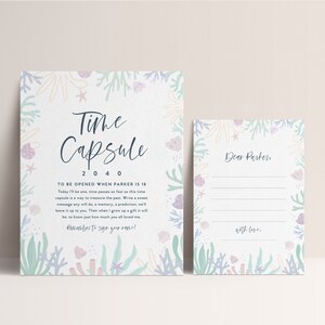 Sea Shell Water Bottle Label Template, Shell Birthday Party Girl ...