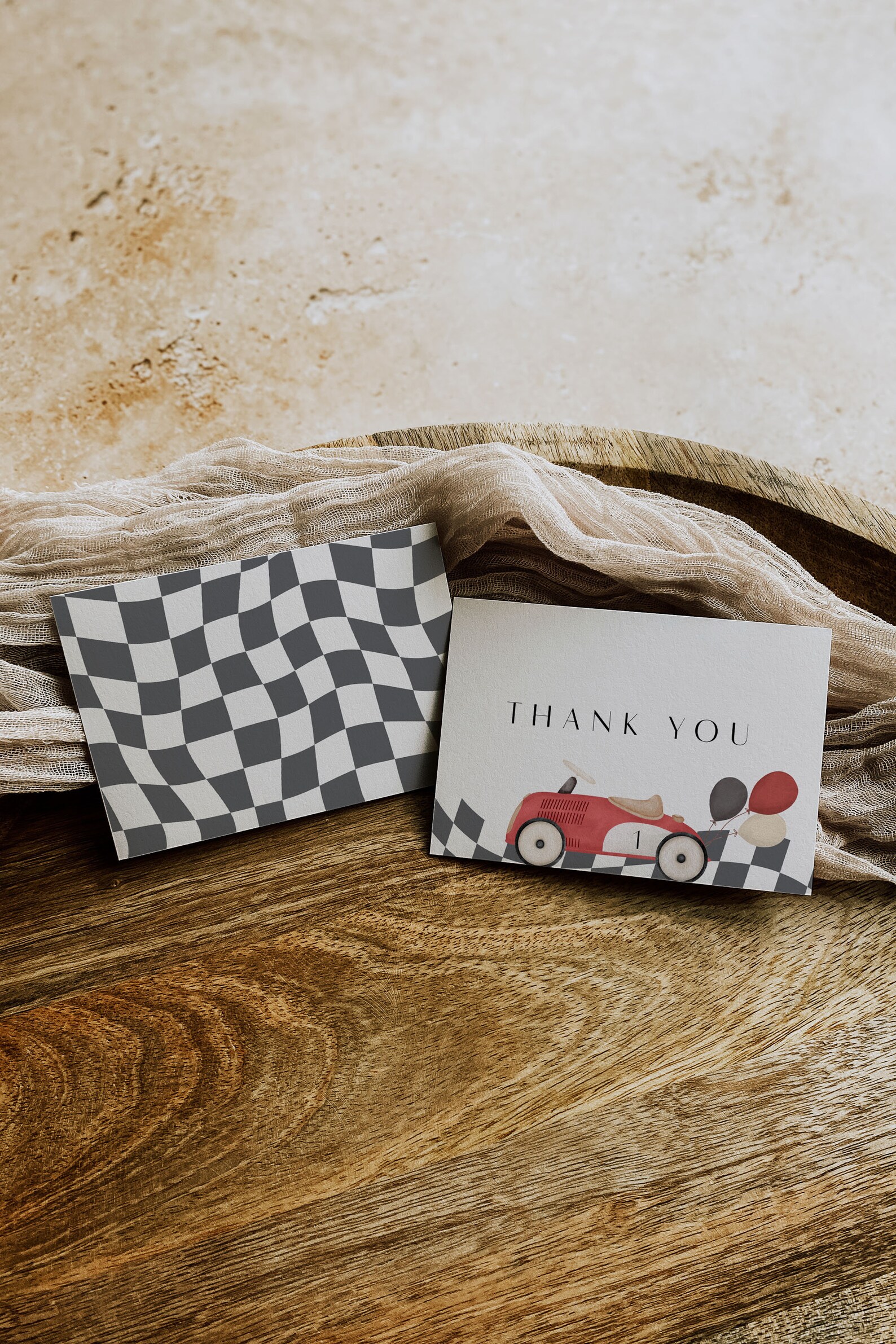 Vintage Red Race Car Photo Banner Template (digital Download) - Etsy