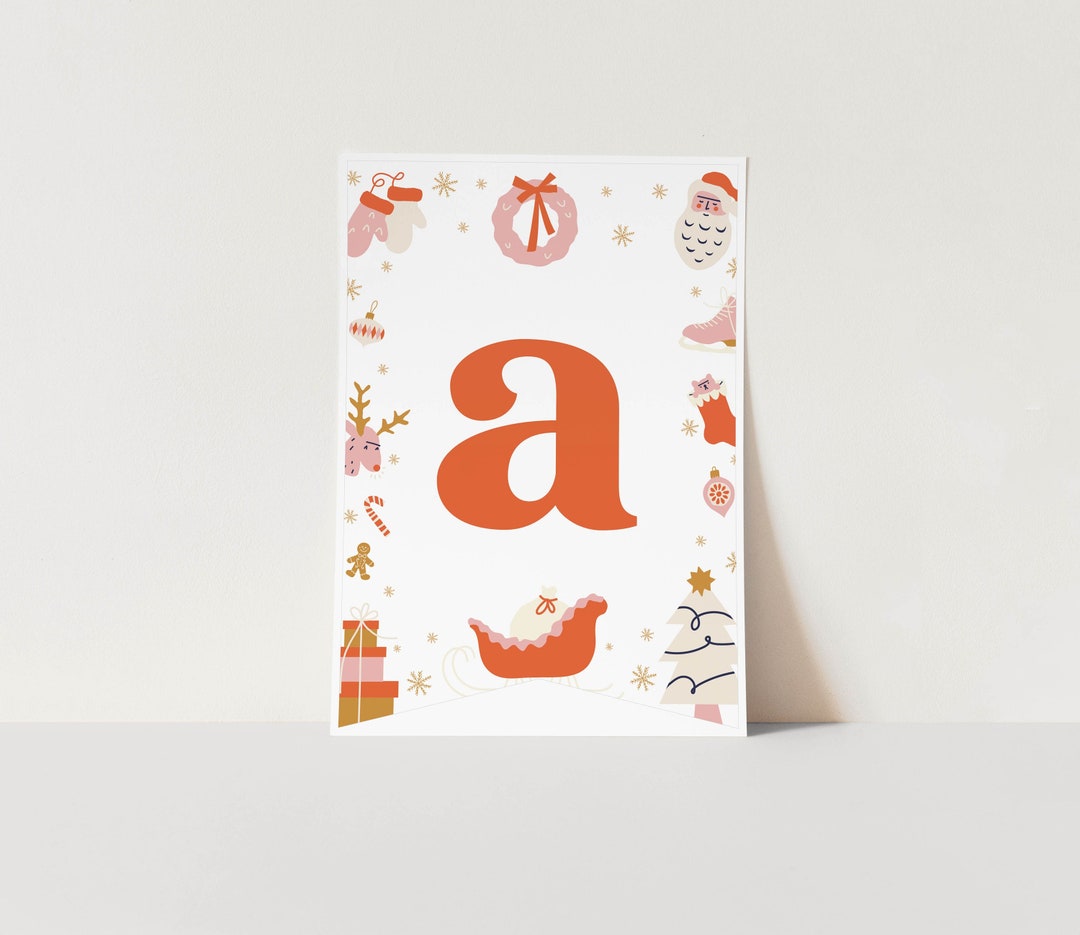 Christmas Birthday Banner: Editable Party Template (INSTANT DOWNLOAD ...
