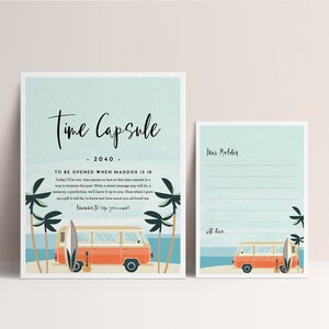 Modern Surf Birthday Welcome Sign, Surfing Birthday, Surf's Up, Orange ...