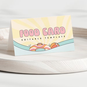 Editable Pool Party Pool Pass, Summer Birthday Party, Retro Summer Pool ...