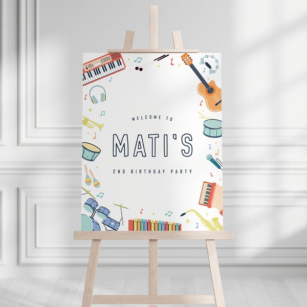 Music Welcome Signs - Etsy