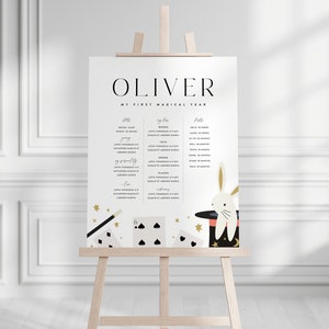 Magic Party Welcome Sign Template, Modern Magic Birthday, Magician ...