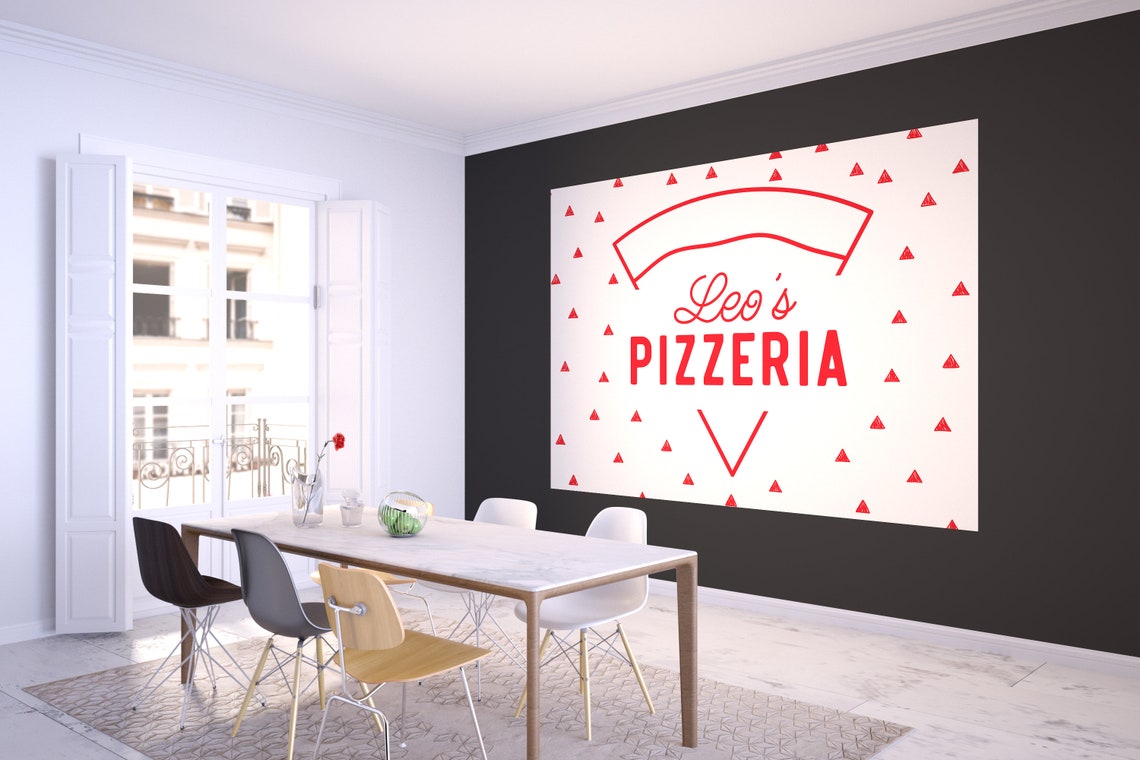 Pizza Backdrop Pizza Party Banner Pizza Birthday Party | Etsy