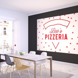 Pizza Backdrop, Pizza Party Banner, Pizza Birthday Party Decorations ...