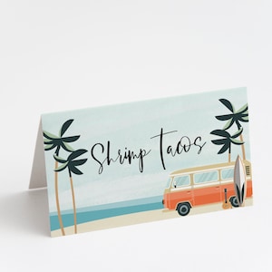 Modern Surf Birthday Welcome Sign, Surfing Birthday, Surf's Up, Orange ...