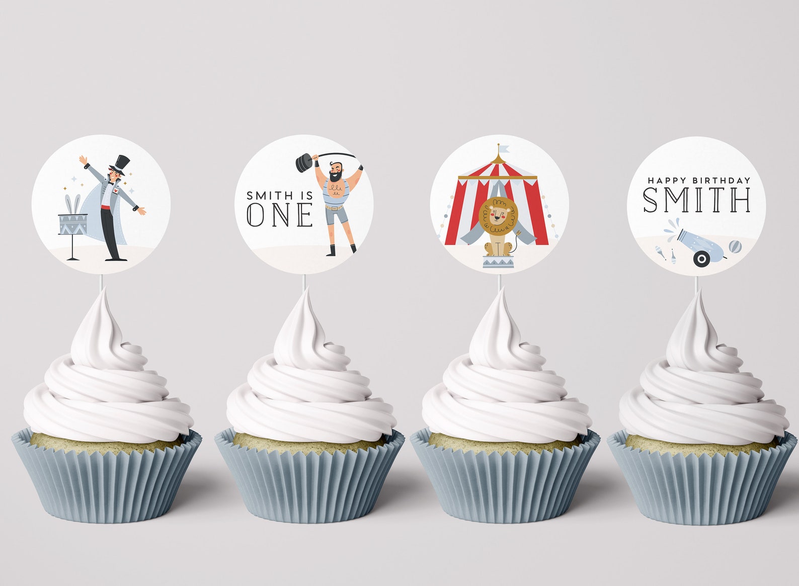 Modern Circus Welcome Sign, Circus Birthday Party, Carnival, Editable ...