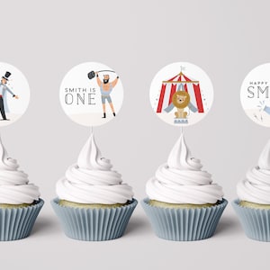 Modern Circus Welcome Sign, Circus Birthday Party, Carnival, Editable ...