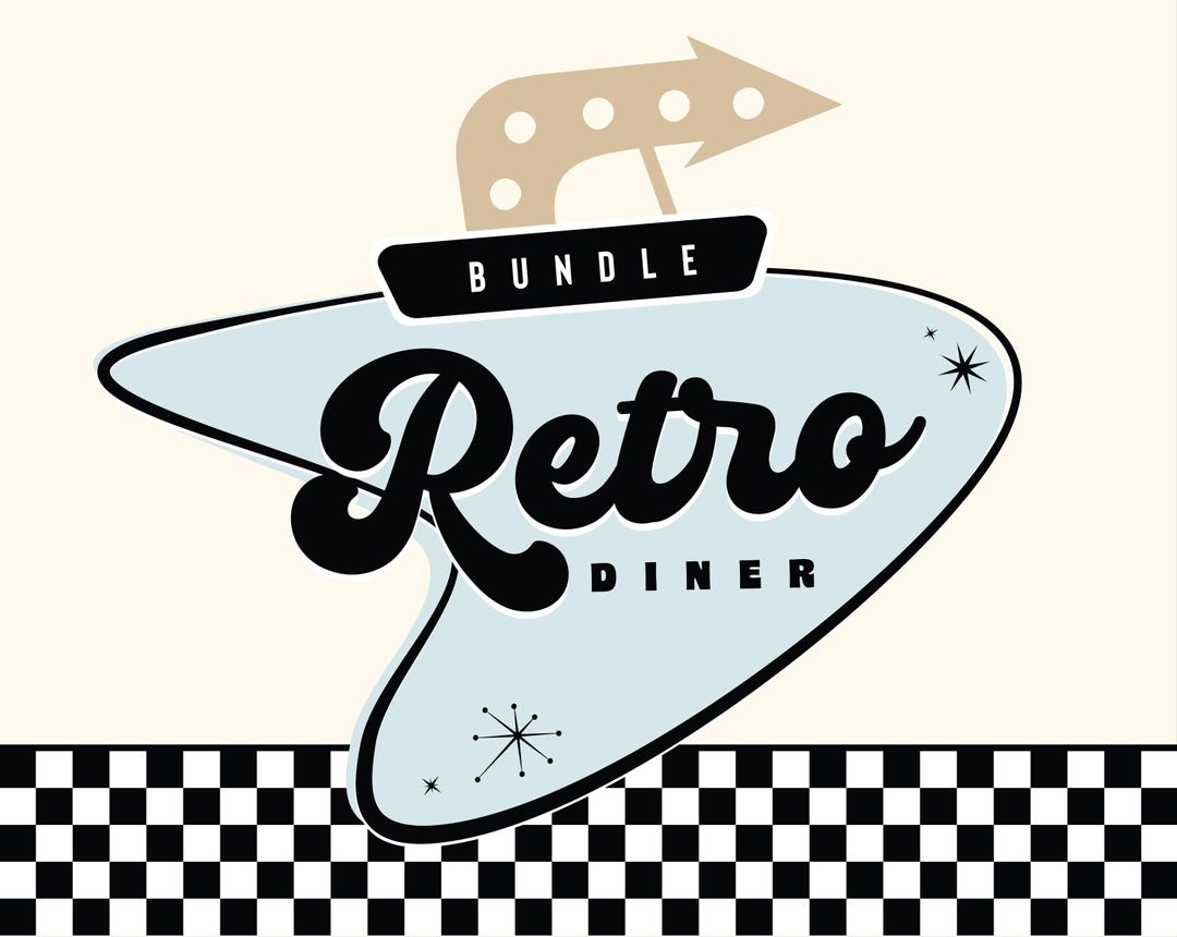 Retro 50's Diner Birthday Party Bundle (editable Template) - Etsy
