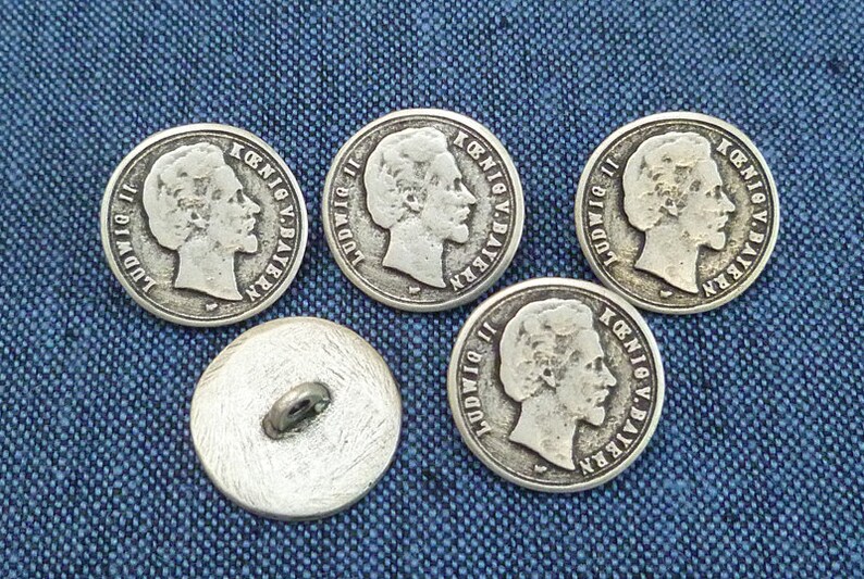 Metal Buttons Antique Silver Colored Coin Buttons King Etsy metal-buttons-antique-silver-colored-coin-buttons-king-etsy