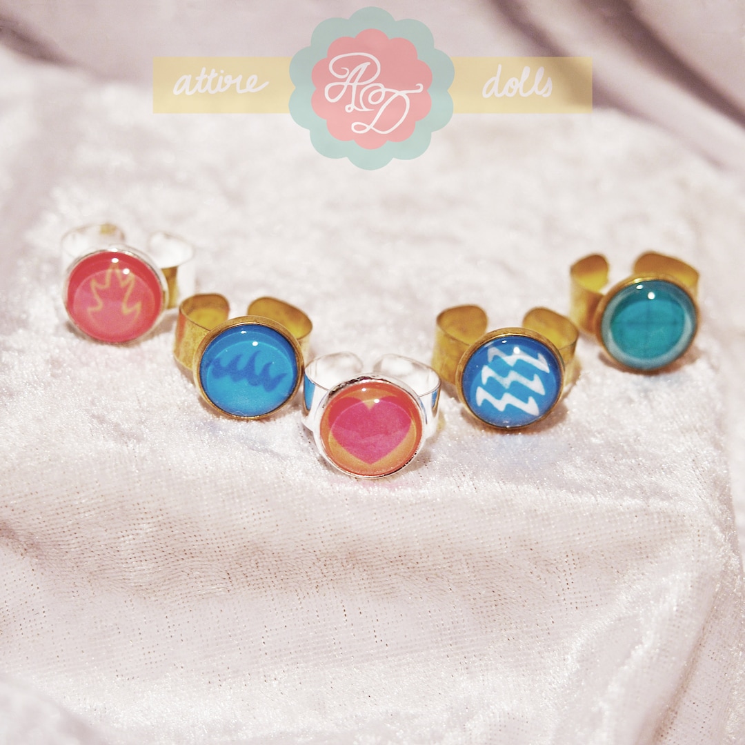 Elemental Planet Rings || Handcrafted Adjustable Rings - Etsy
