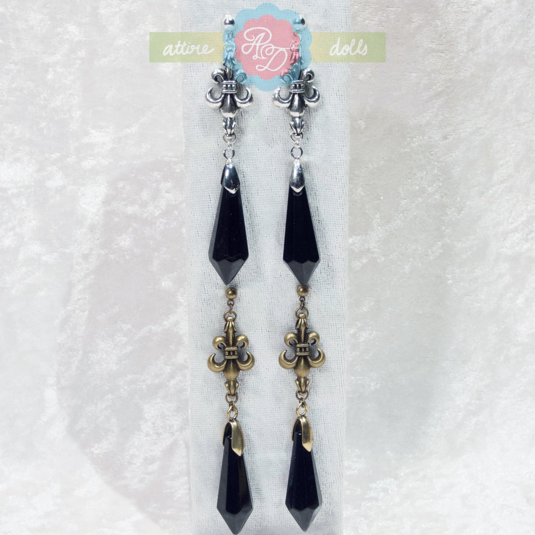 Dark Moon Earrings - Etsy