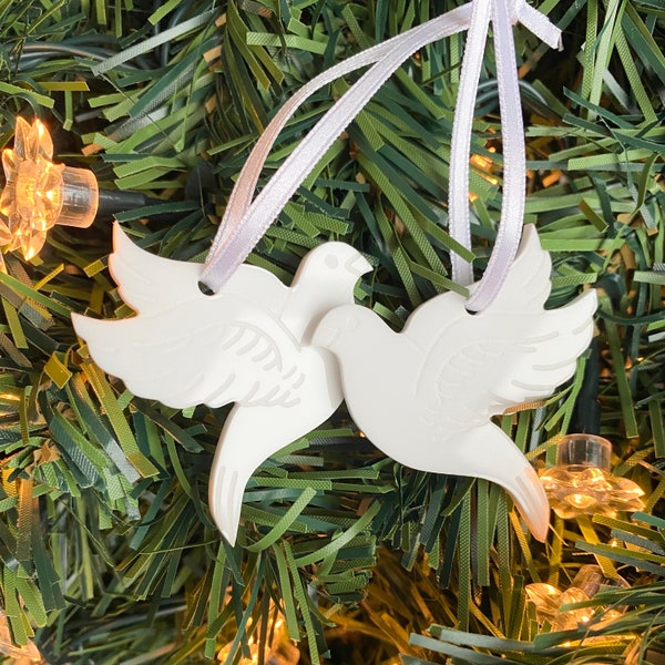 Turtle Dove Ornament - Etsy