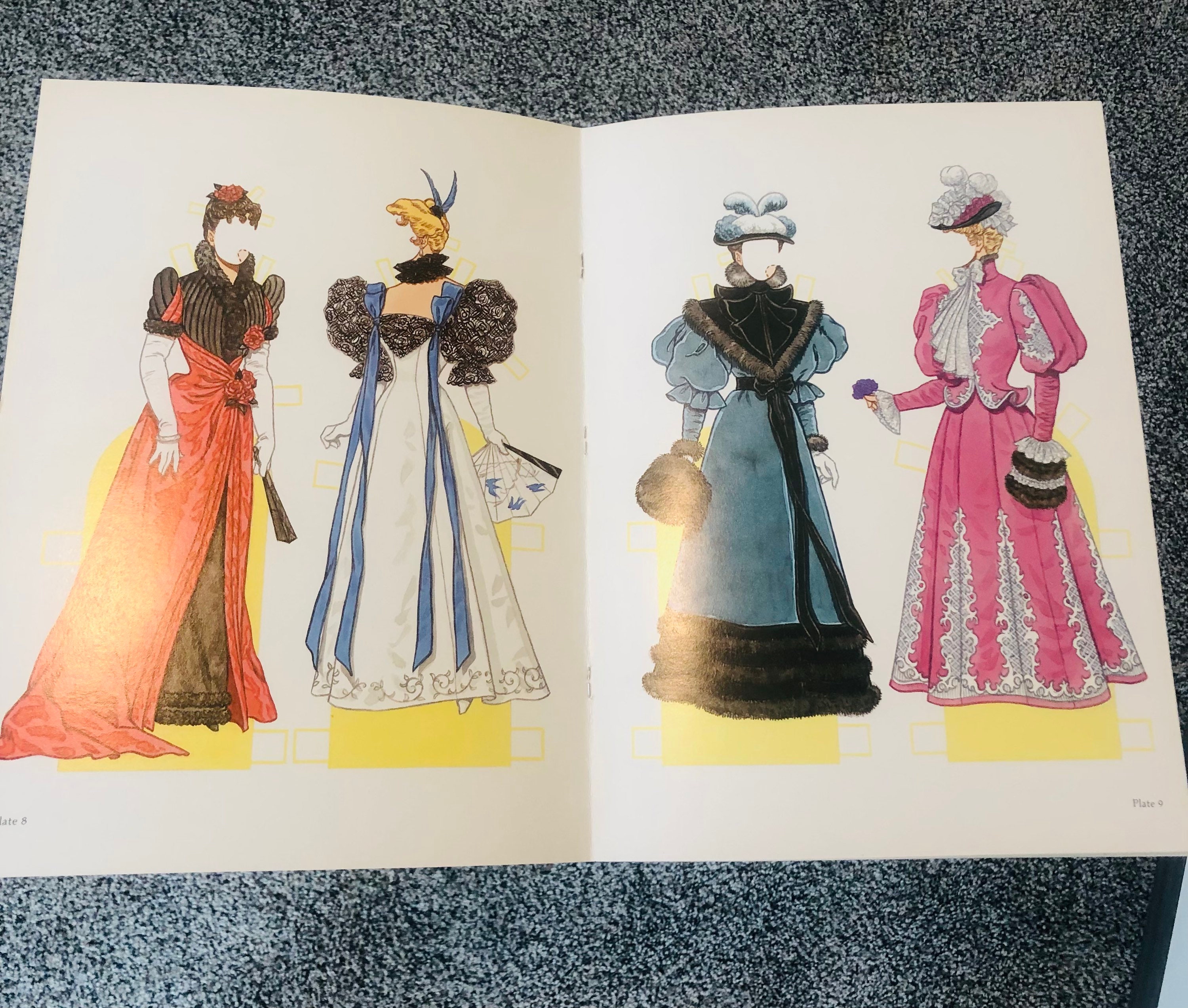 Tom Tierney Paper Dolls and Bonus Sequins Sewn Paper Dolls - Etsy