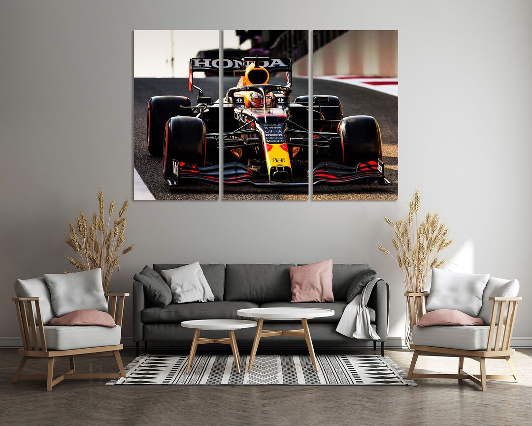 Honda Car Art for Gift, Racing Cars Art for Decor, Racing Printing Art ...