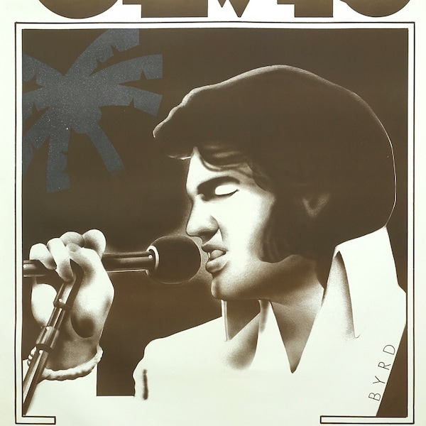 Elvis Concert Poster - Etsy