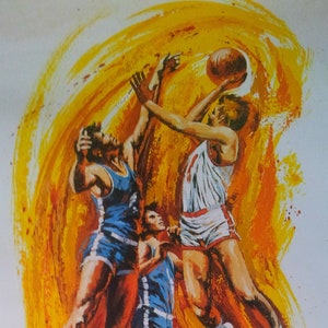 1976 Carlsberg Grape basketball Original Vintage Poster - Etsy