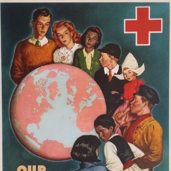 Vintage Red Cross Posters - Etsy