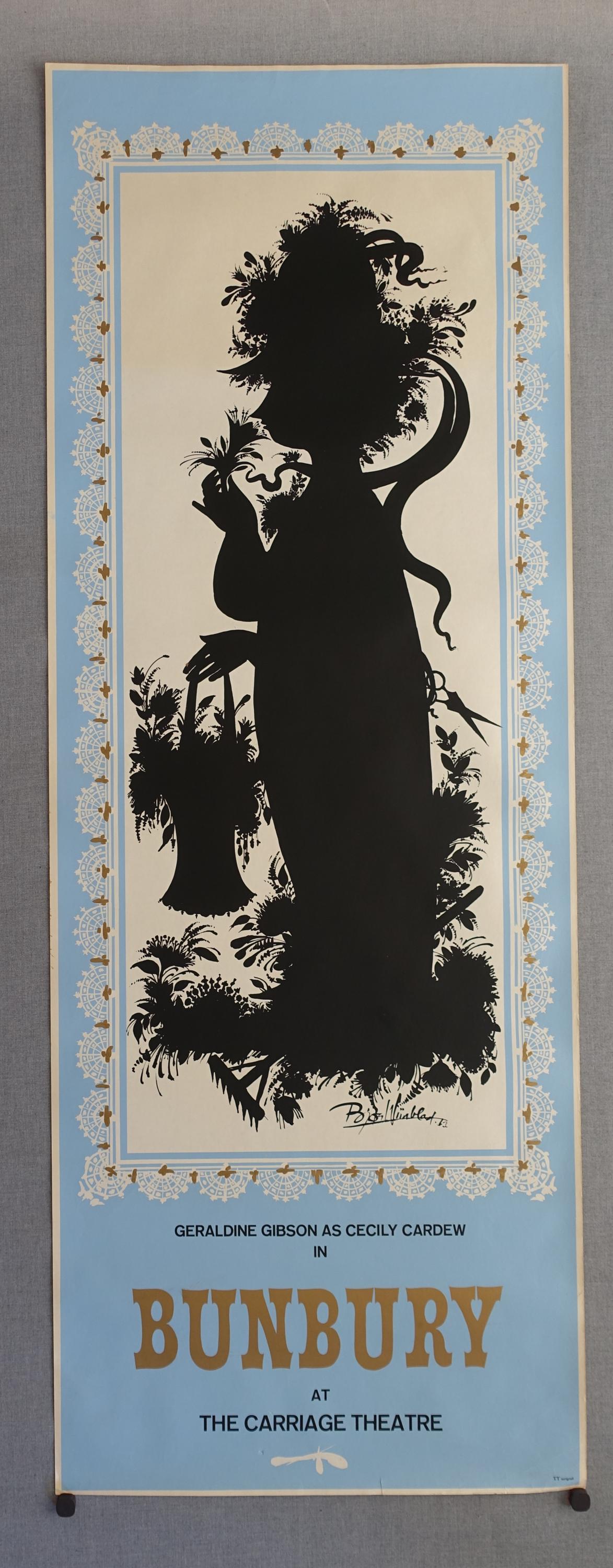 1963 Wiinblad's Bunbury at the Carriage Theater (blue Version ...