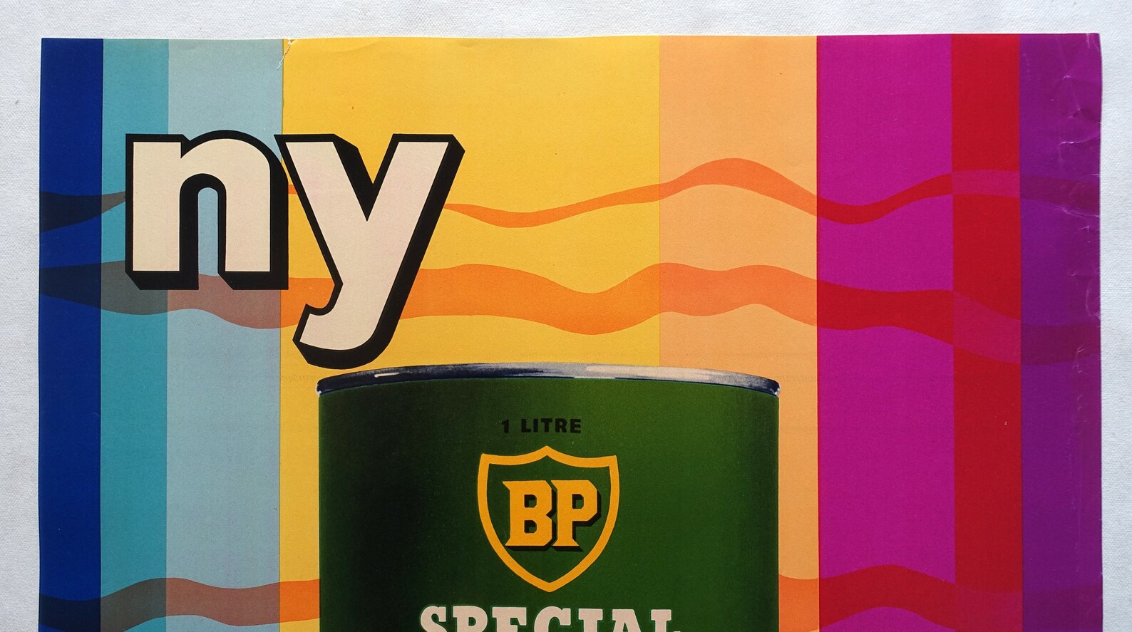 1960s BP Motor Oil Advertisement Original Vintage Poster - Etsy