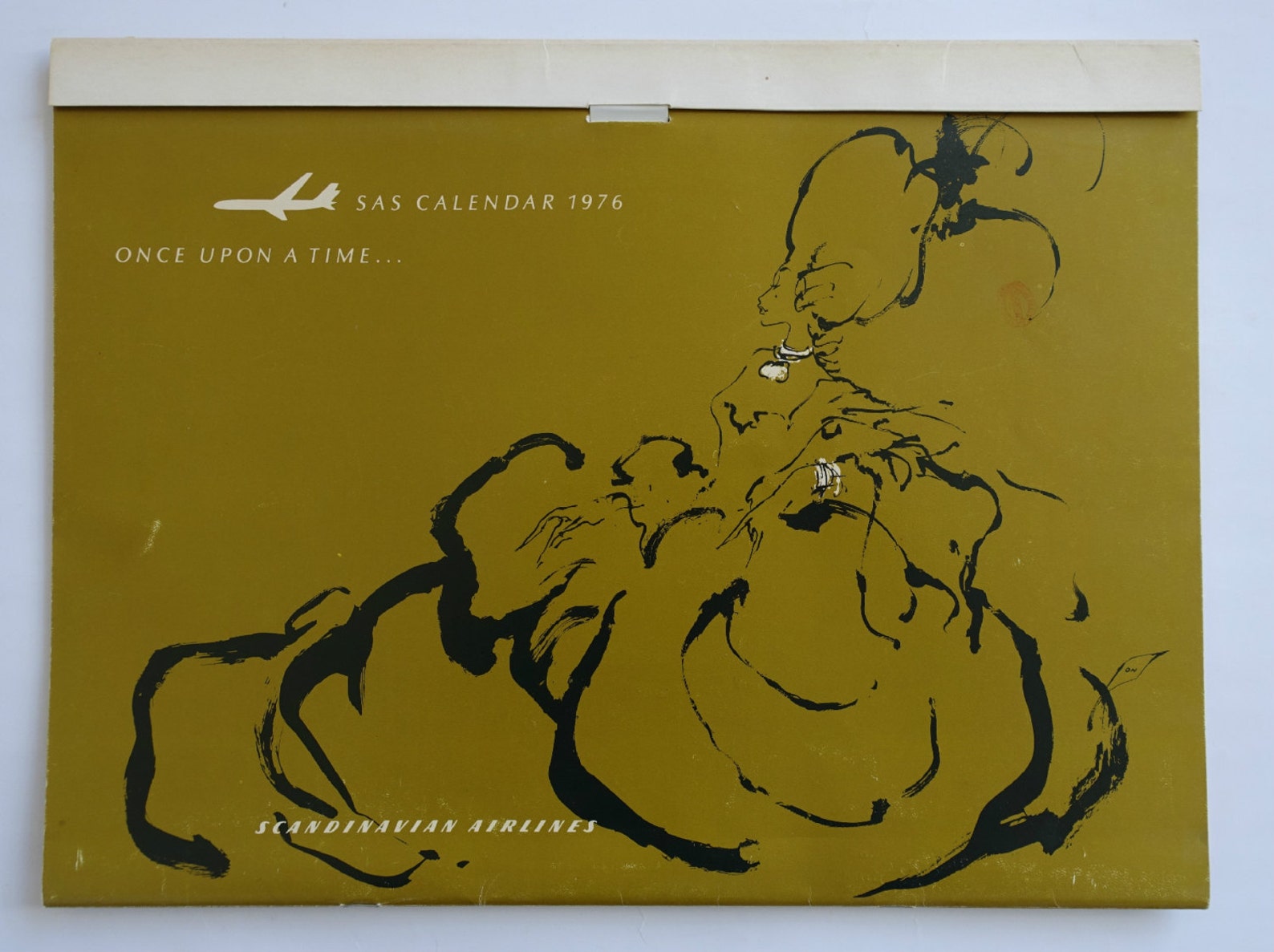 1976 SAS Airlines Calendar by Otto Nielsen Original Vintage | Etsy