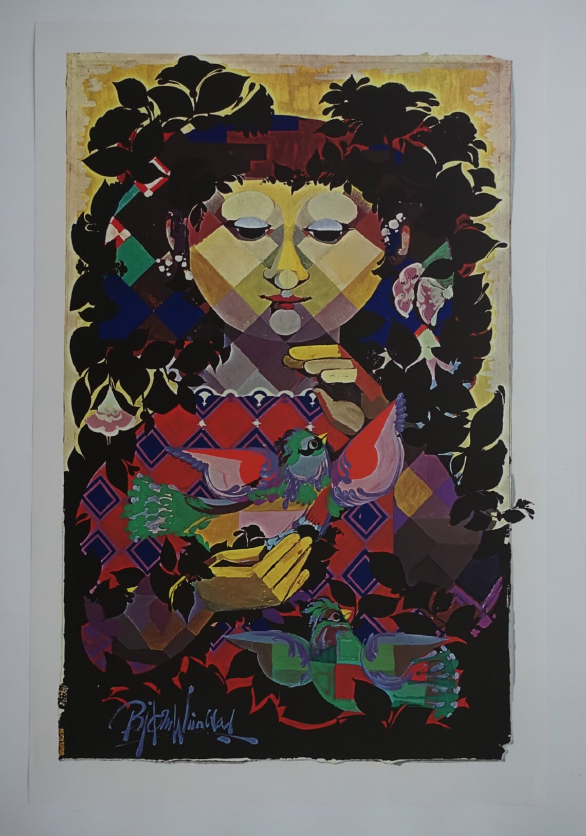 1970s Wiinblad Tapestry Layout - Original Vintage Poster - Etsy