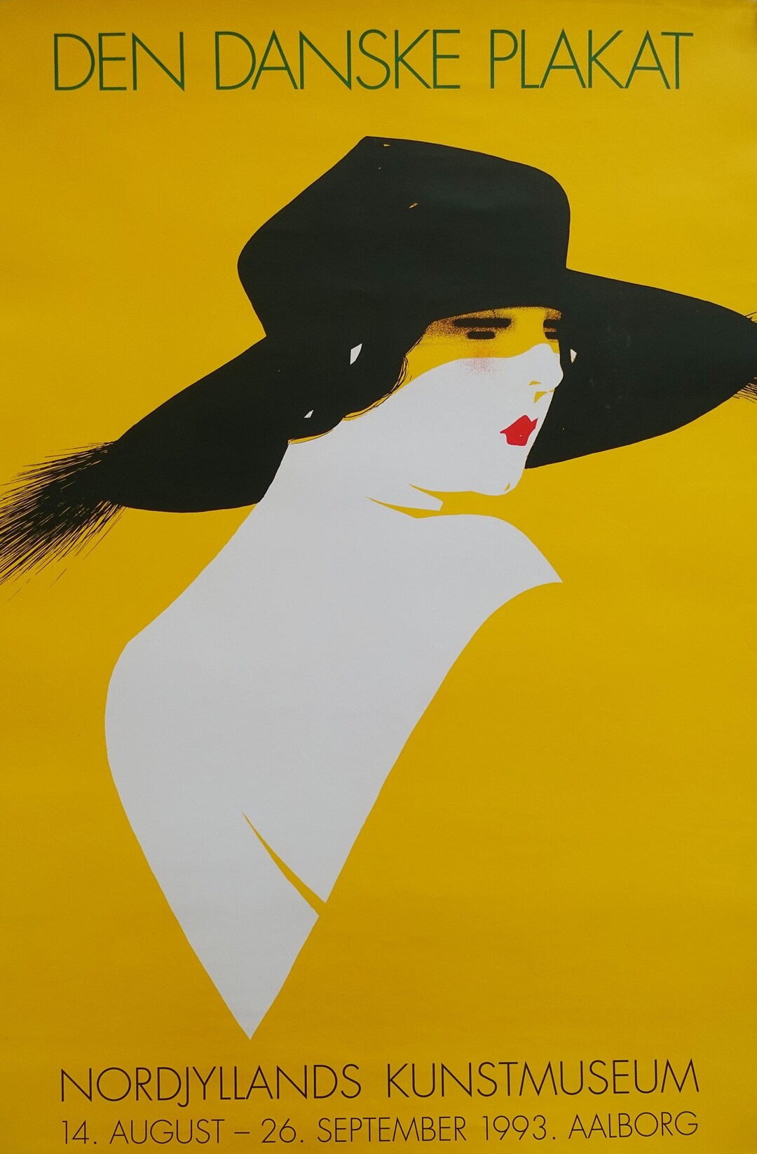 1993 Danish Exhibition Poster by Sven Brasch - Original Vintage Poster ...