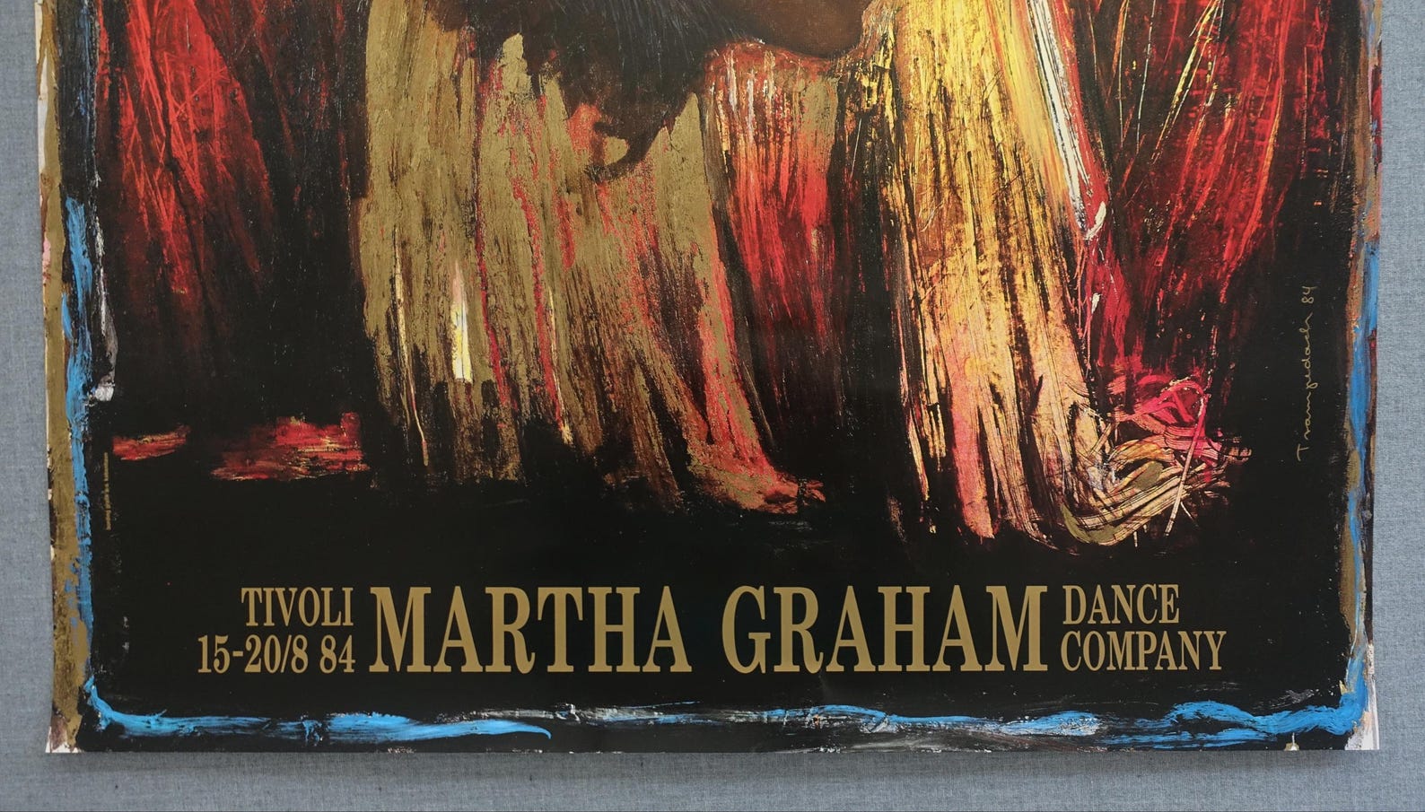 1985 Martha Graham Dance Company by Trampedach - Original Vintage ...