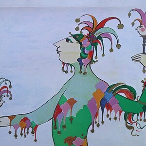 1970s "the Jester" From the Little Mermaid by Bjørn Wiinblad - Original ...