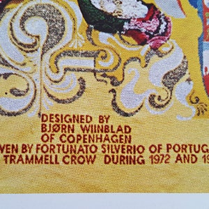 1972 the Wiinblad Tapestries - the Arabian Nights (fifth Theme Large ...