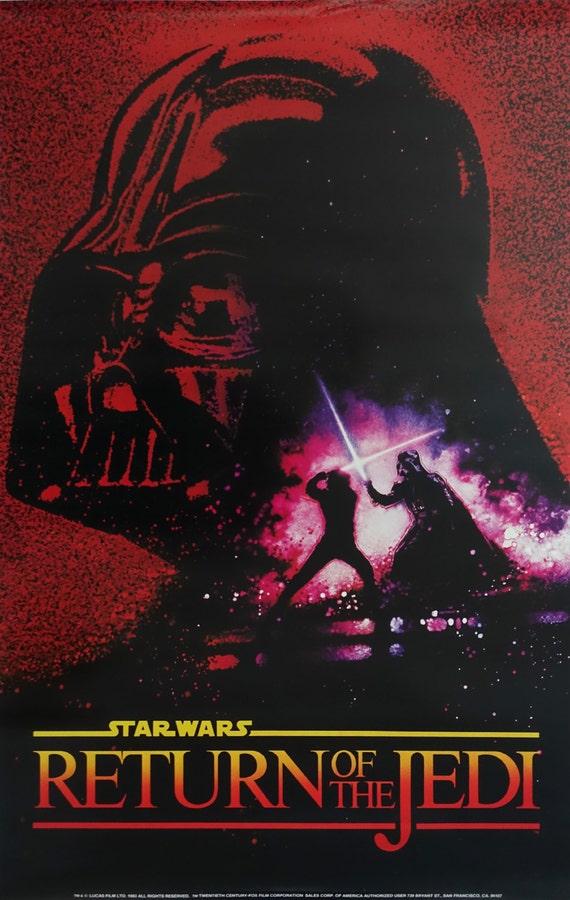 Return Of The Jedi Poster 1983