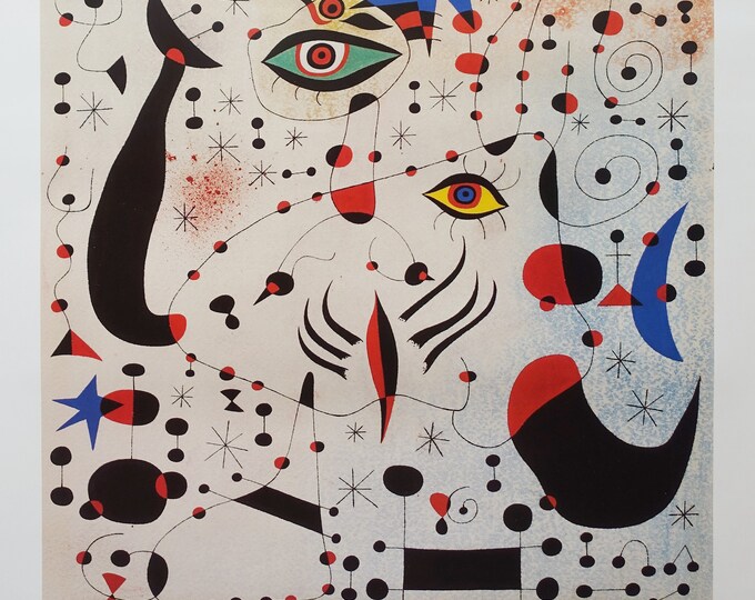 1987 Miro Retrospective Guggenheim Museum New York - Original Vintage ...