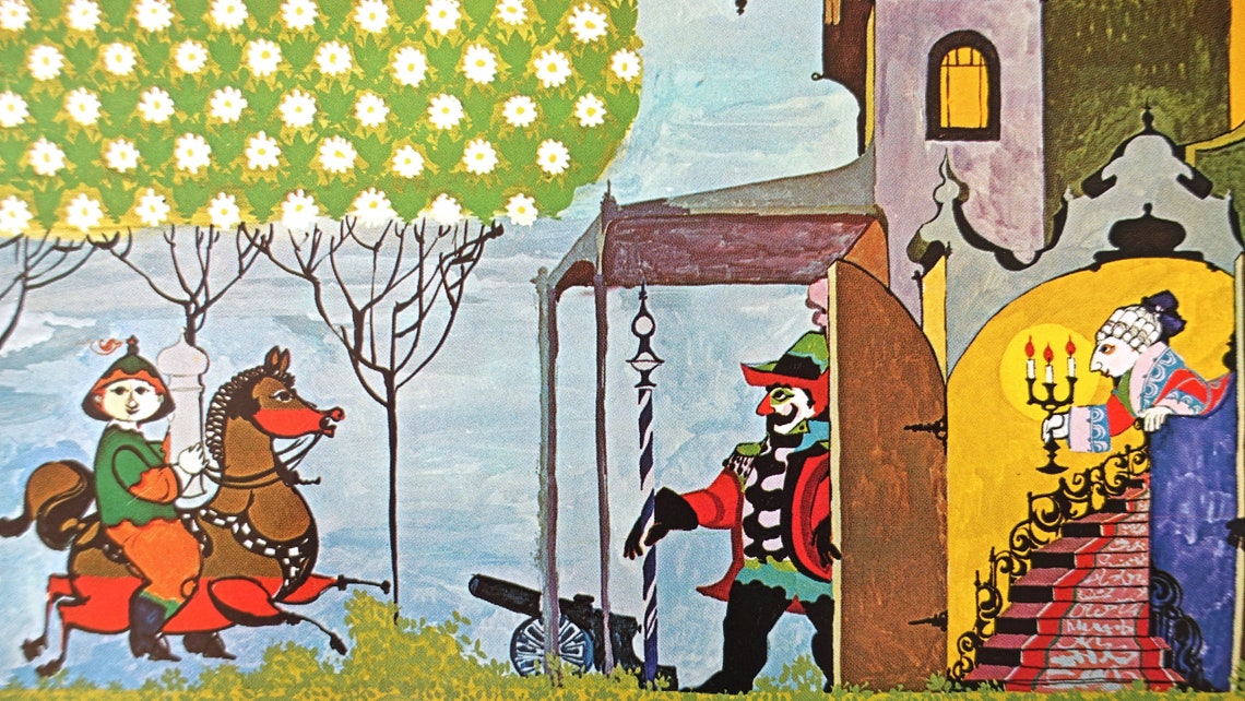 1970s Wiinblad the Swineherd Mini Poster Original Vintage - Etsy