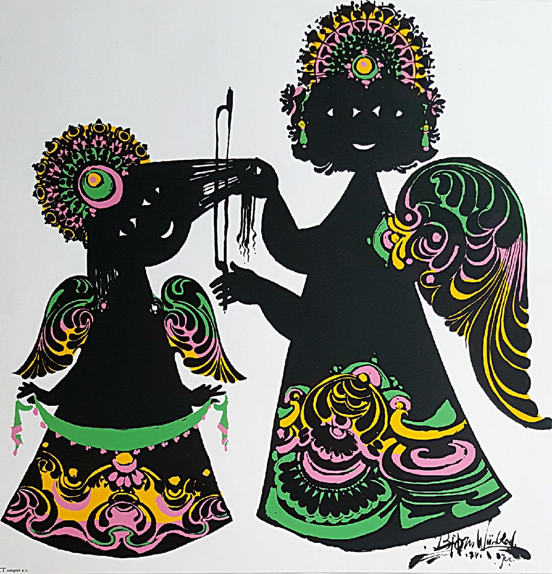 1974 Wiinblad Angels - Original Vintage Poster - Etsy